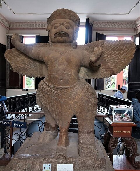 The Giant Garuda of Koh Ker - Angkor Database